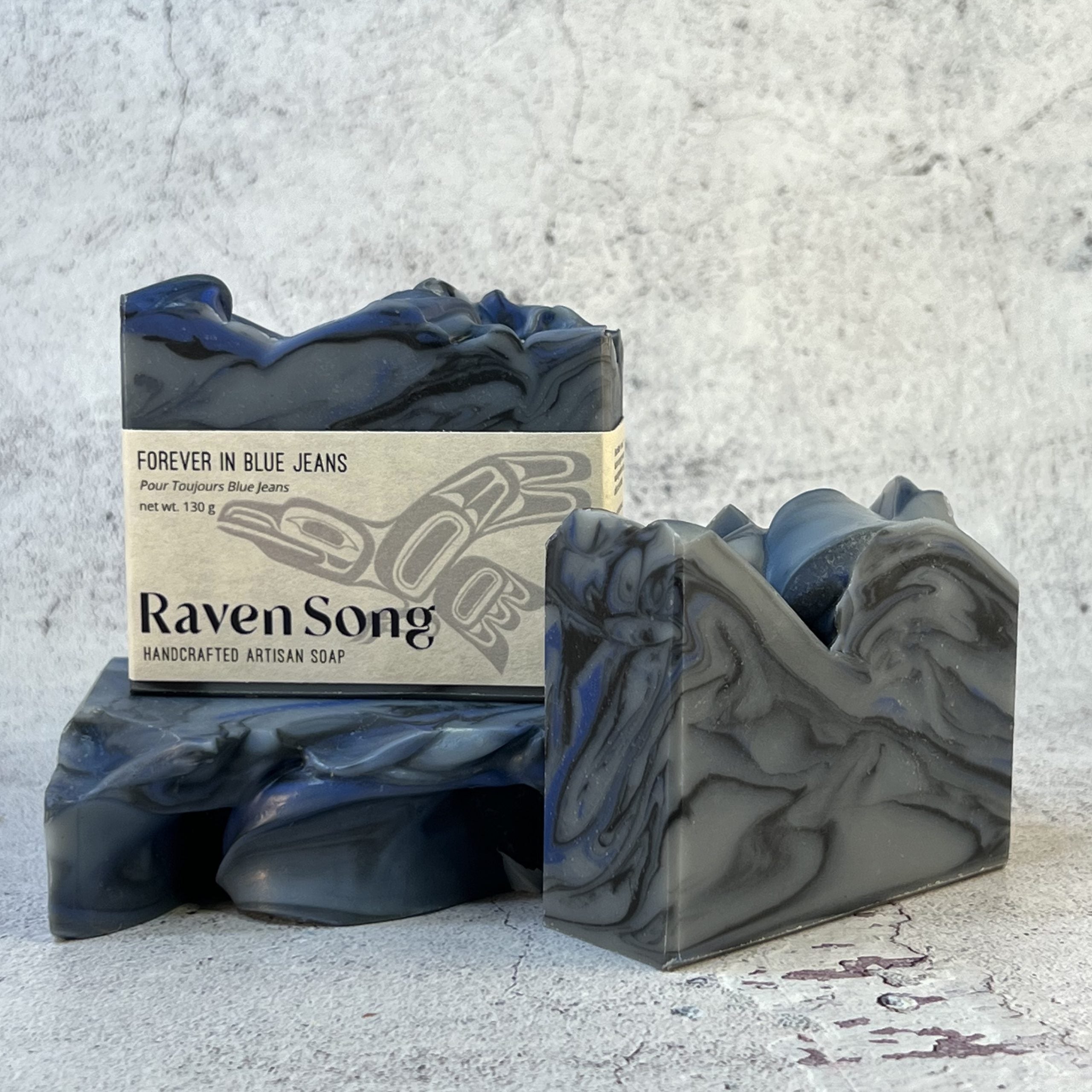 ARTISAN SOAP - FOREVER IN BLUE JEANS – Ravensong Soap and Candle